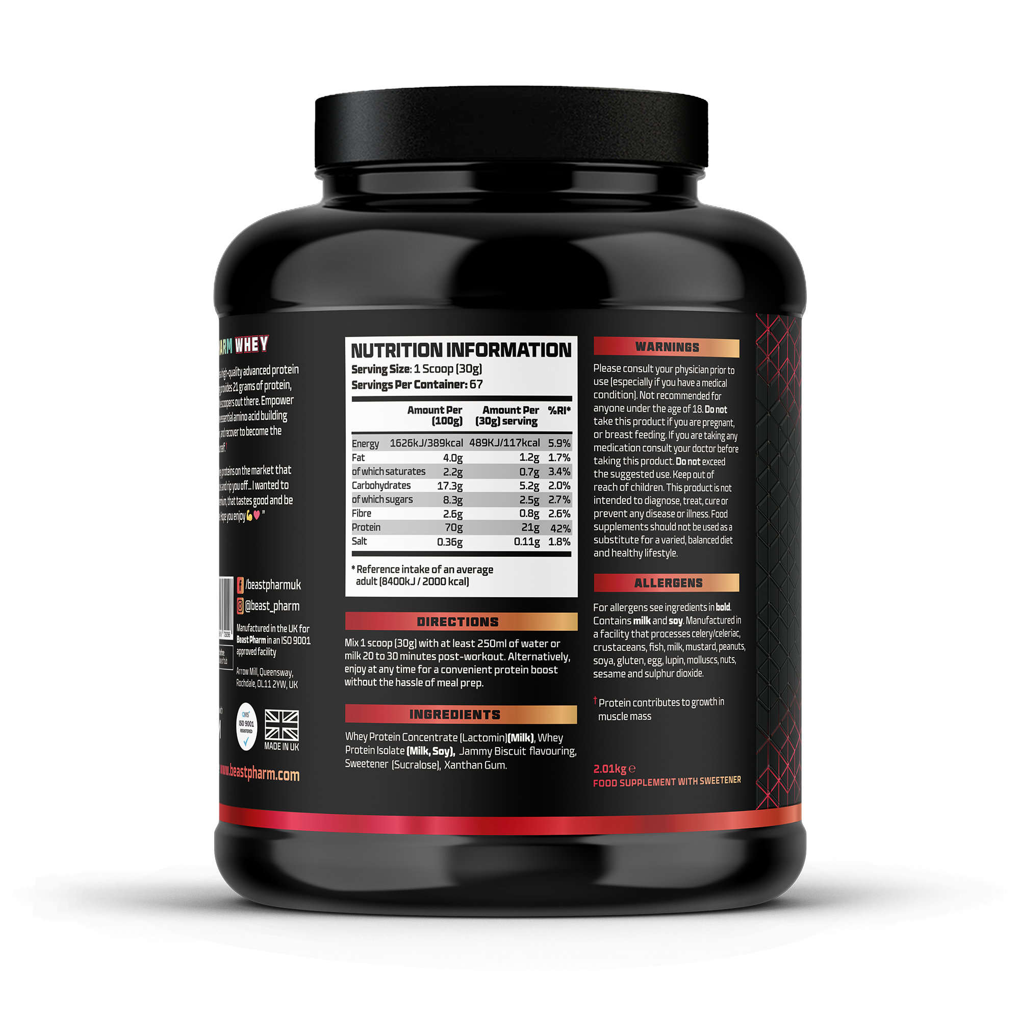 WHEY High Protein Shake Drink – Beast Pharm – BEAST™ Pharm